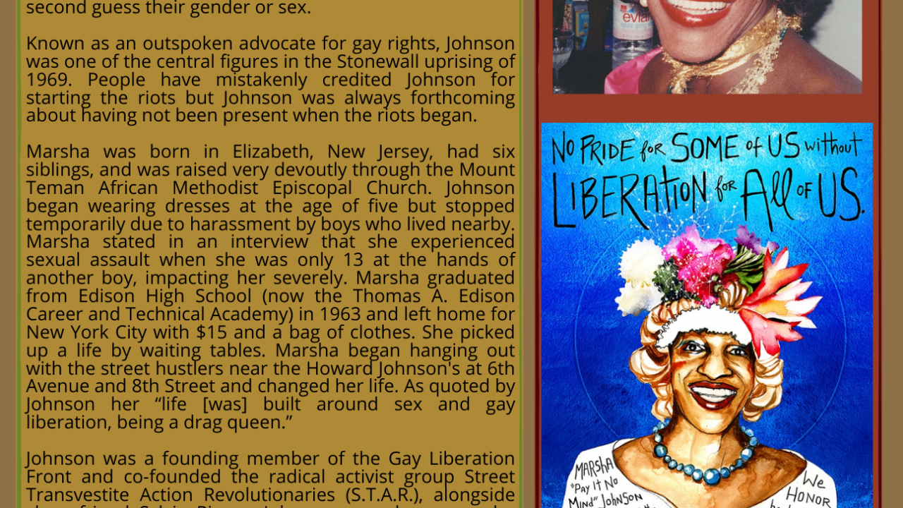 Marsha P. Johnson | CEED